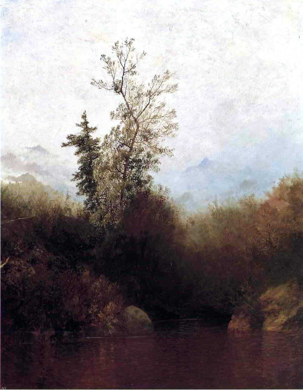 John Frederick Kensett Landscape Canvas Print – Art MegaMart
