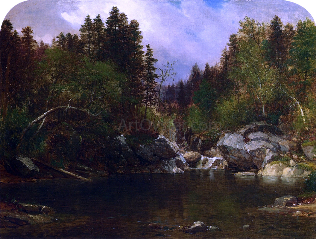 Samuel Lancaster Gerry Calm Pond Canvas Print – Art MegaMart