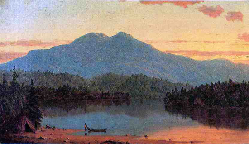 Sanford Robinson Gifford Indian Twilight Canvas Print – Art MegaMart