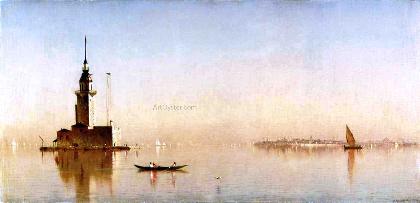 Sanford Robinson Gifford Leander's Tower on the Bosphorus Canvas Print ...