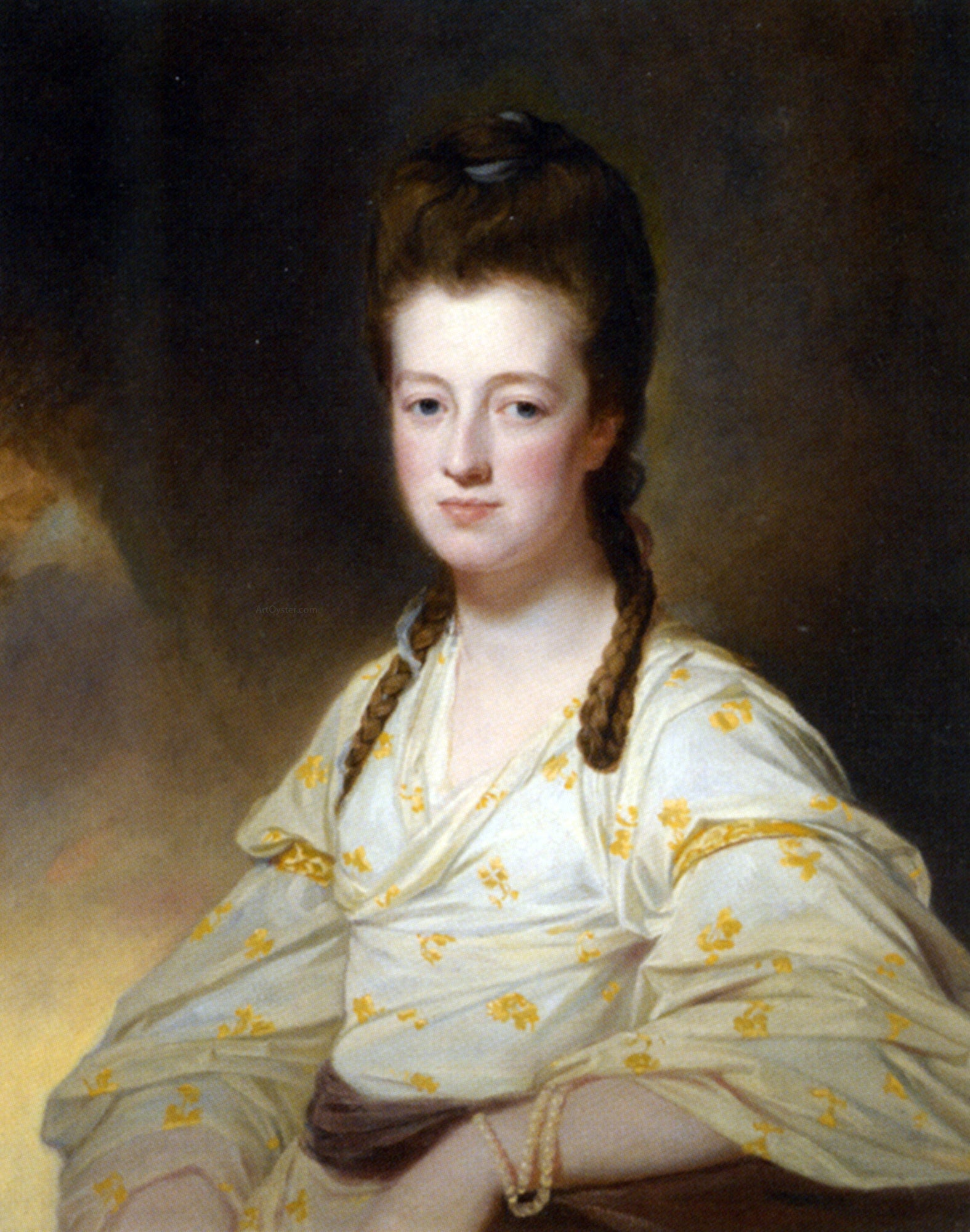 George Romney Portrait of a Lady Dorothy Cavendish Wife of William ...