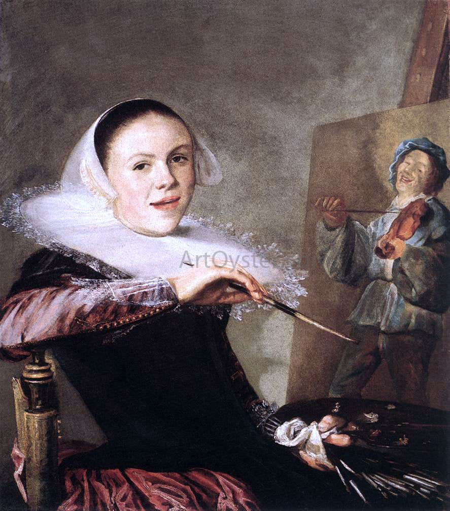 Judith Leyster Self-Portrait Canvas Print – Art MegaMart
