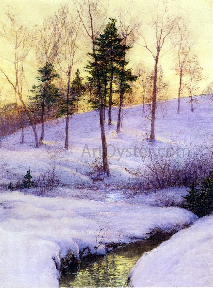 Walter Launt Palmer The Hillside Canvas Print – Art MegaMart